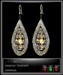 Second Life Marketplace - .::BeautyCode::. DIAMOND TEARDROP EARRINGS